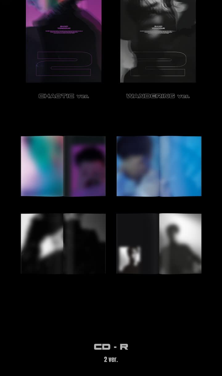 B.A.P Bang Yongguk 2 2nd EP Album 2 Version Set CD+64p PhotoBook+1p Lenticular Card+1p PhotoCard+1ea Paper Object Cube+1p Ticket+Tracking Kpop Sealed