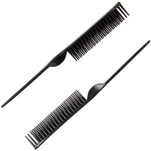 CocoBlack Naturals 3 Row Styling Comb For Detangling, Defining And Separating Curls (Black)