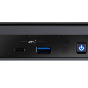 Intel NUC Kit NUC10I3FNK Business Mini Desktop Black (Intel i3-10110U 2-Core, 4GB RAM, 128GB PCIe SSD, Intel UHD, WiFi, Bluetooth, 1xHDMI, SD Card, Win 10 Home)