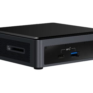 Intel NUC Kit NUC10I3FNK Business Mini Desktop Black (Intel i3-10110U 2-Core, 4GB RAM, 128GB PCIe SSD, Intel UHD, WiFi, Bluetooth, 1xHDMI, SD Card, Win 10 Home)