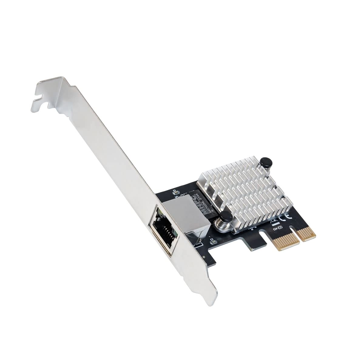 IO CREST 2.5 Gigabit Ethernet PCI Express PCI-E Network Interface Card 10/100/1000/25000 Mbps RJ45 LAN Intel I225 Chipset, Black (SY-PEX24076)