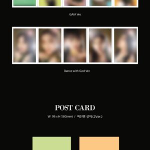 CRAXY Dance with God 2nd Mini Album Random Version CD+1p Poster+80p PhotoBook+2p PhotoCard+1p Folded Photo+1p Postcard+1p Transparency Card+Sticker+Tracking Kpop Sealed