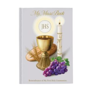 christian brands light of christ first communion mass book,remembrance catholic keepsake gift for boys or girls,4.25x6.25 inches