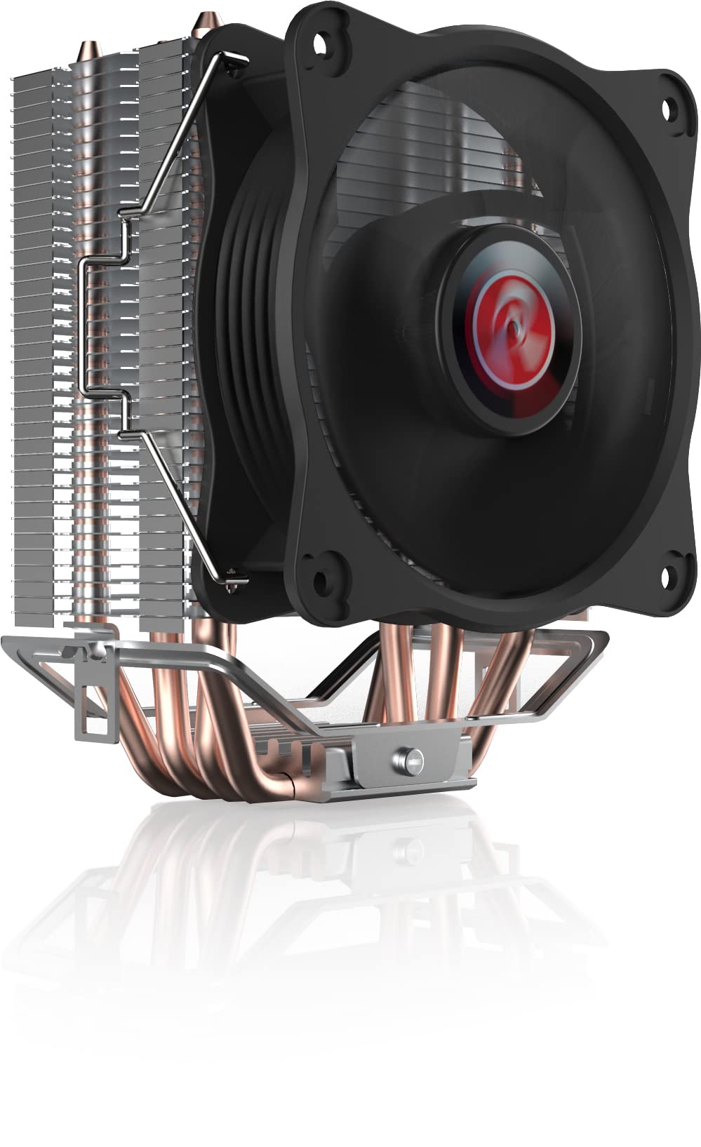 RAIJINTEK AIDOS II CPU Air Cooler with 10025 PWM Fan, 4 Copper Direct Contact Heat Pipes for Intel LGA 115x/AMD AM4