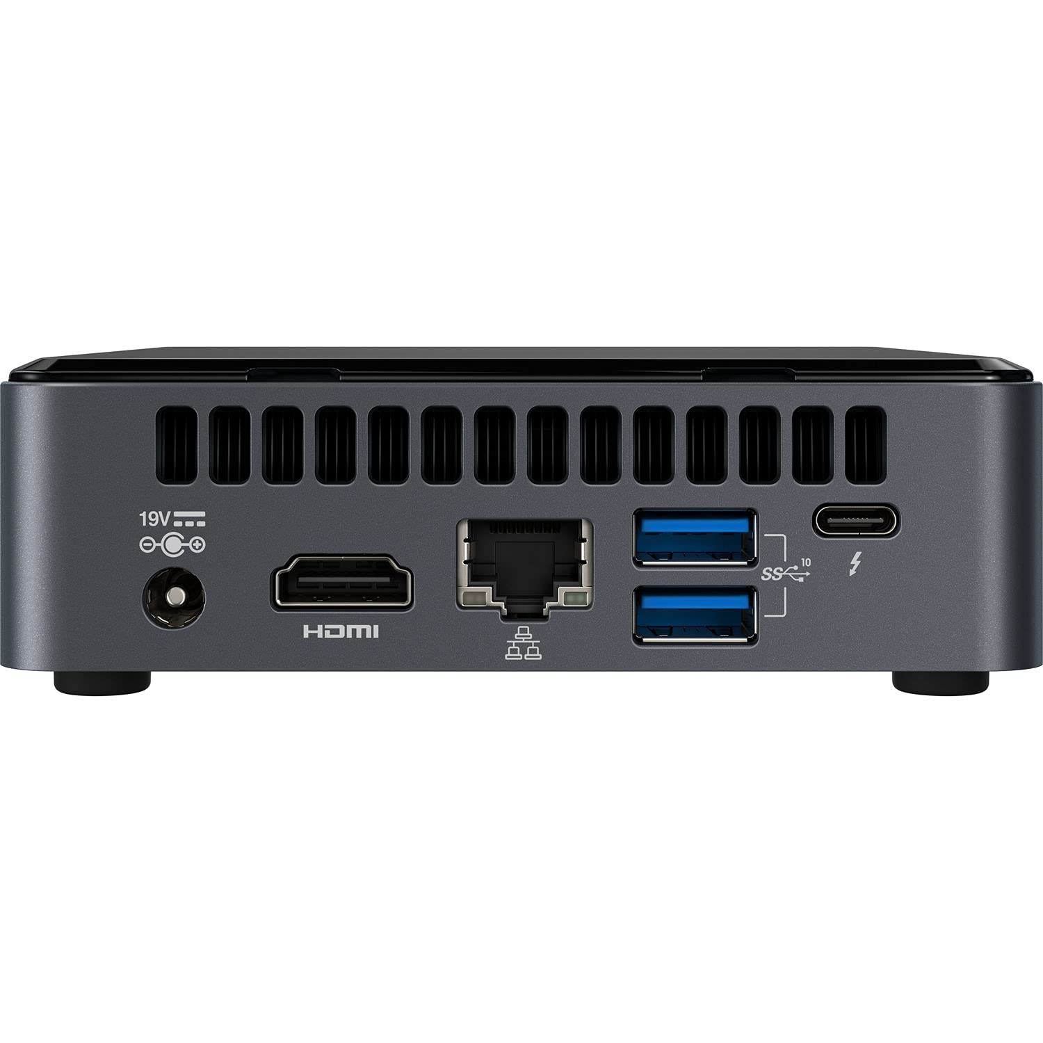 Intel NUC Kit NUC10I3FNK Business Mini Desktop Black (Intel i3-10110U 2-Core, 4GB RAM, 128GB PCIe SSD, Intel UHD, WiFi, Bluetooth, 1xHDMI, SD Card, Win 10 Home)