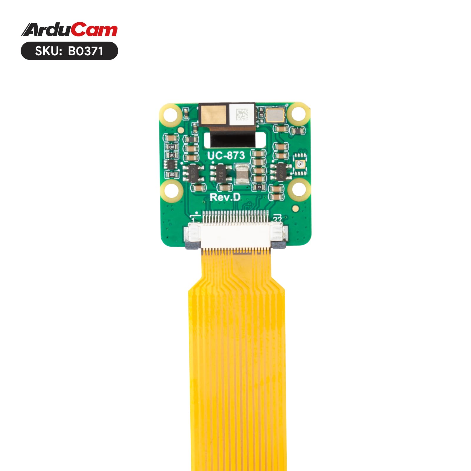 Arducam 16MP Autofocus Camera Module for Raspberry Pi with ABS Case, IMX519 16 Megapixel High Resolution Autofocus Camera for All Raspberry Pi Models