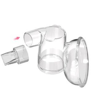 Aidmom Breast Pump Cup, Duckbill Valves, Membrenes, Flange Replacement Compatible with Aidmom All Models of Breast Pumps S9 S10 S12 Pro (2 Valves)