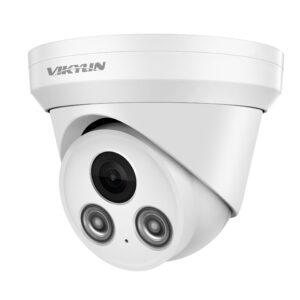 Compatible for Hikvision 5MP IP PoE Turret Camera -AI Human/Vehicle Detection,Built in Mic,100ft EXIR Night Vision,Outdoor Turret Poe IP Camera+2.8mm Lens+IP67+30fps