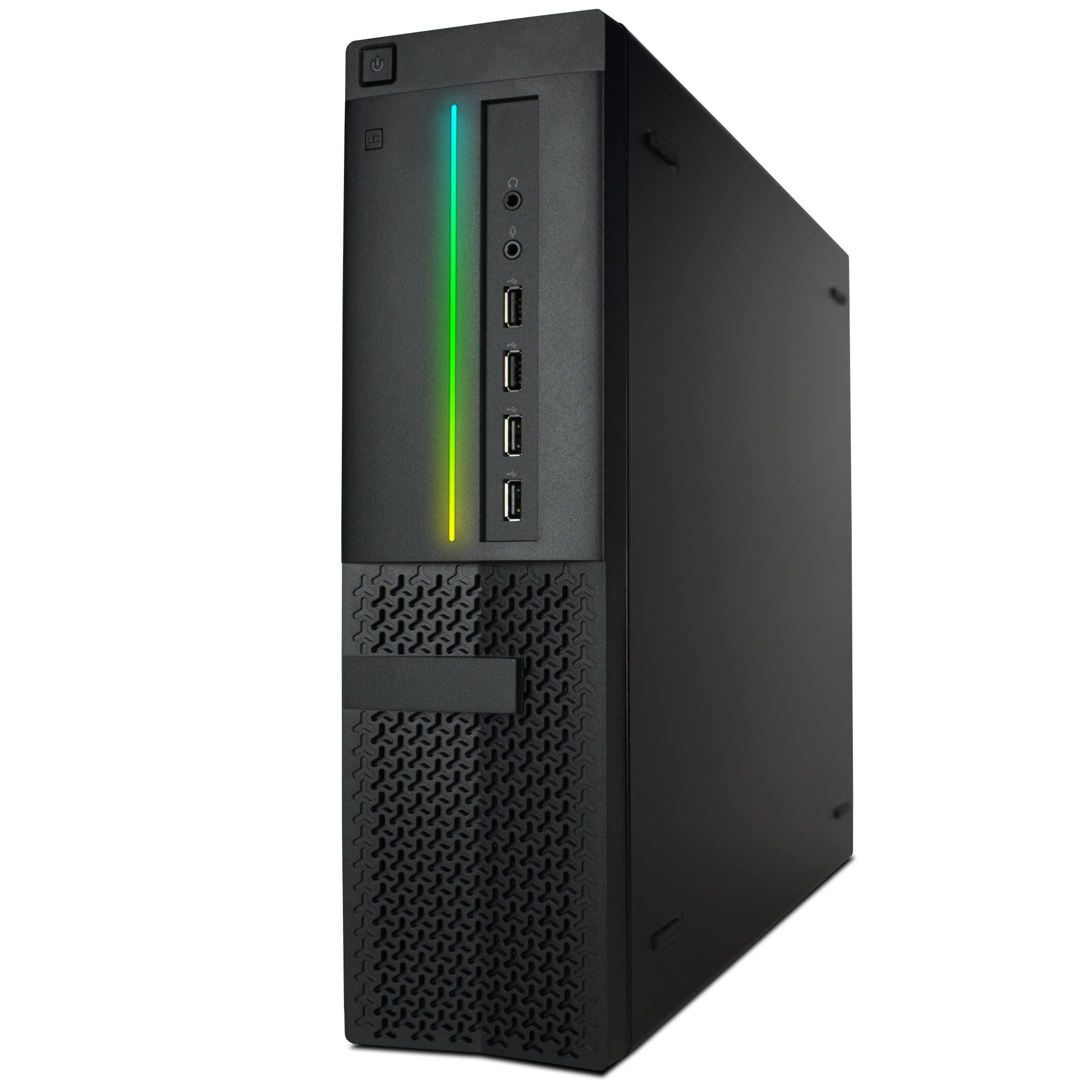 Dell Desktop Computer PC w/RGB Lighting | Intel Quad-Core i5 | 8GB DDR3 RAM | 240GB SSD | WiFi + Bluetooth | Windows 10 (Renewed)