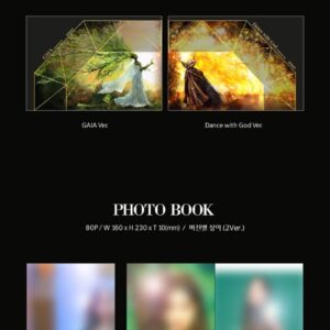 CRAXY Dance with God 2nd Mini Album Random Version CD+1p Poster+80p PhotoBook+2p PhotoCard+1p Folded Photo+1p Postcard+1p Transparency Card+Sticker+Tracking Kpop Sealed