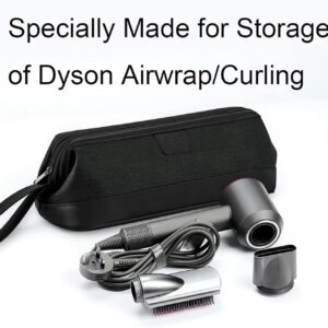 BUBM Portable Travel Storage Bag Compatible with Dyson Supersonic Hair Dryer/Dyson Airwrap Styler/Dyson Corrale hair Straightener,Black