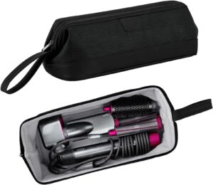 bubm portable travel storage bag compatible with dyson supersonic hair dryer/dyson airwrap styler/dyson corrale hair straightener,black