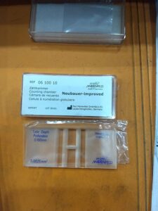 neubauer improved cell counting chamber hemocytometer by trading ., 3x3 mm