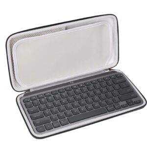 fblfobeli eva hard storage case for logitech mx keys mini minimalist wireless illuminated keyboard, travel carrying bag