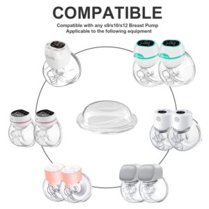 Aidmom 4 Count Duckbill Valves Compatible with Momcozy Tsrete PADRAM Spectra LoveOfLive OMFMF Wearable Breast Pump Parts Accessories, Replacement Valves for Breast Pumps S9 S10 S12