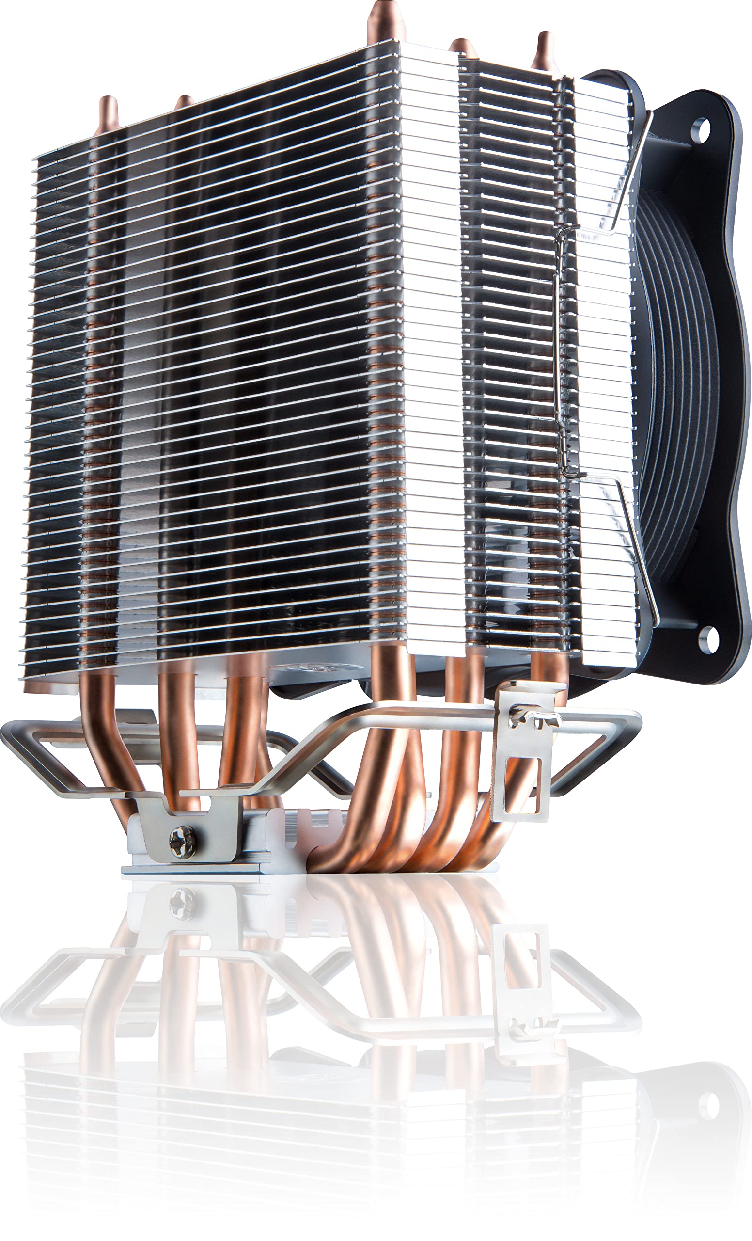 RAIJINTEK AIDOS II CPU Air Cooler with 10025 PWM Fan, 4 Copper Direct Contact Heat Pipes for Intel LGA 115x/AMD AM4