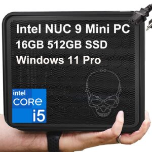 Intel NUC 9 NUC9i5QNX Mini PC Business Desktop (Intel 4-Core i5 (>i7-1065G7), 16GB RAM, 1TB SSD) Support 3 Monitors, 2 x Thunderbolt 3, HDMI, WiFi 6, Ethernet, 3-Yr WRT, Win 11 Pro