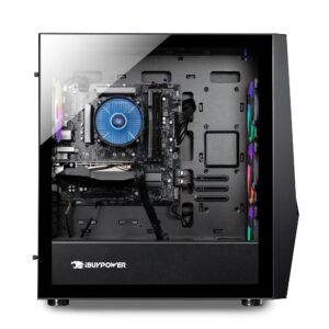 iBUYPOWER Pro Gaming PC Computer Desktop Slate5MR 249a (AMD Ryzen 5 3600 3.6 GHz, NVIDIA GTX 1650 4GB, 8GB DDR4, 480 GB SSD, Windows 11 Home)