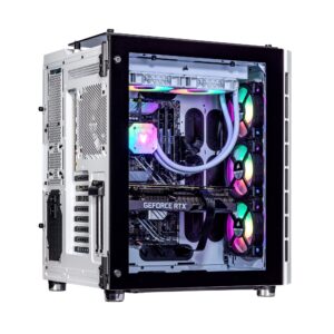 Velztorm Prizma 12th Gen CTO Gaming Desktop (Intel Alder Lake i9-12900K 16-Core, GeForce RTX 3090 24GB, 64GB DDR5 4800MHz RAM, 1TB PCIe SSD, 240mm AIO, WiFi 6, BT 5.2, Win 10 Home)