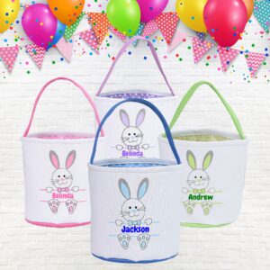 personalized easter baskets for boys girls kids with name custom easter basket customized easter gift