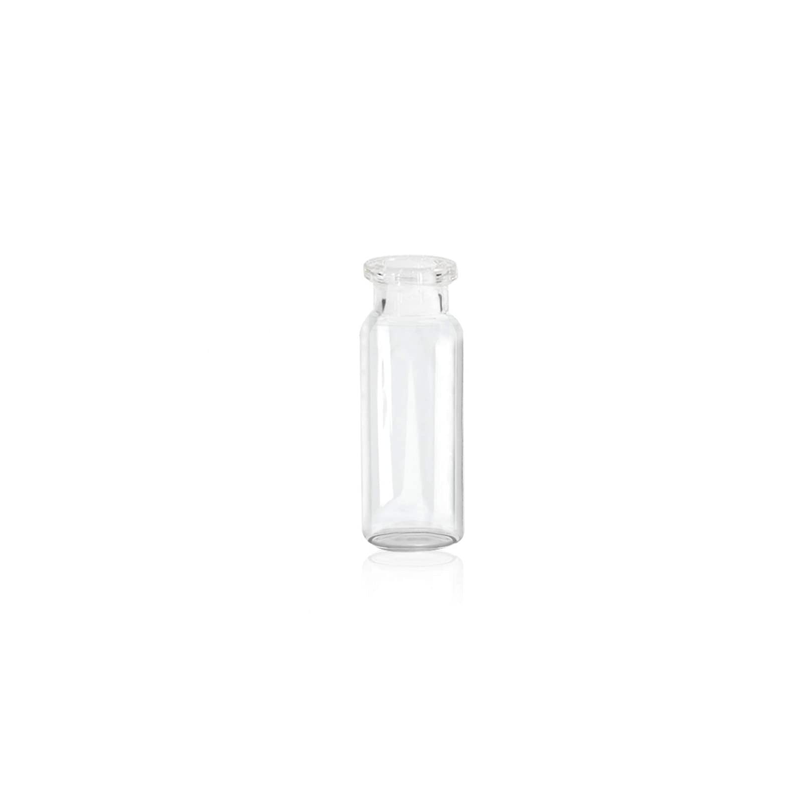 10ml Sample Vials Pack of 154 pcs-24x45mm Glass Transparent Bottom headspace Sample Bottles, chamfered Surface Treatment