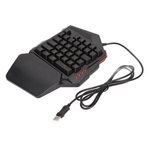 One-Handed Gaming Keyboard, 35 Keys Mechanical Numpad ​with RGB Backlit, G1/G2 Keys Macro Recording, Wired USB Numeric Keypad, Portable Mini Number Pad