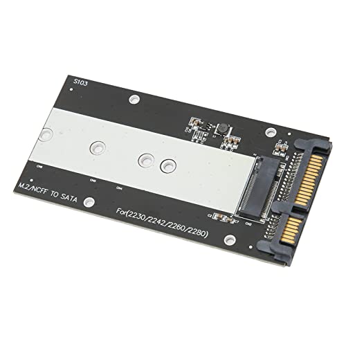 Aluminum Hard Drive Enclosure, Good Heat Dissipation 6Gbps Transmission SSD Enclosure for Computer