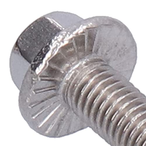 Screw Bolts Accessory, 10Pcs Hex Head Bolt Stainless Steel A2-70 Rustproof for Fastening(M5*16)