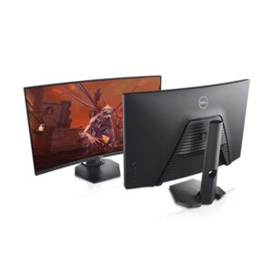 Dell 2022 S2721HGF 27" 144Hz FHD LED Curved Gaming Monitor, 1920 x 1080 Resolution, Adaptive-Sync, 144Hz Refresh Rate, 16:9 Aspect Ratio, 178 Viewing Angles, HDMI, DisplayPort, Audio line-Out, Black