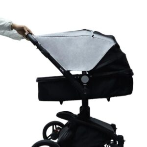 Baby Stroller Sun Shade Canopy Cover Pram Pushchair Buggy Sunshade Sun Cover UV Sleep Sun Shade for Strollers Joggers Viewing Window