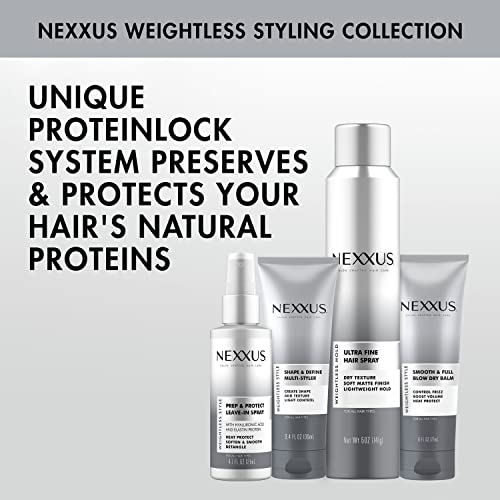 Nexxus Shape and Define Multi-Styler For a Light Hold Weightless Styling Cream Shape, Define and Texture Hair Styling Cream 3.4 oz