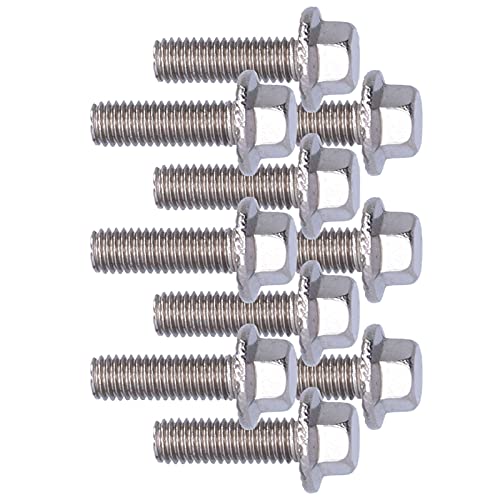 Screw Bolts Accessory, 10Pcs Hex Head Bolt Stainless Steel A2-70 Rustproof for Fastening(M5*16)