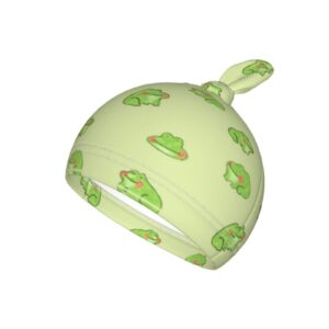 Cute Frogs Baby Stuff Swaddle Blanket and Hat Set Boy Girl, Soft Stretchy Newborns Sleep Sack Receiving Blanket Frog Gifts for Frog Lovers