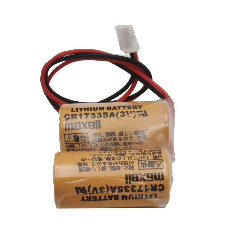 DSONE MR-BAT6V1 6V 1650mAh Lithium Battery with Plug Compatible for Mitsubishi MR-BAT6V1 2CR17335A WK17 Battery