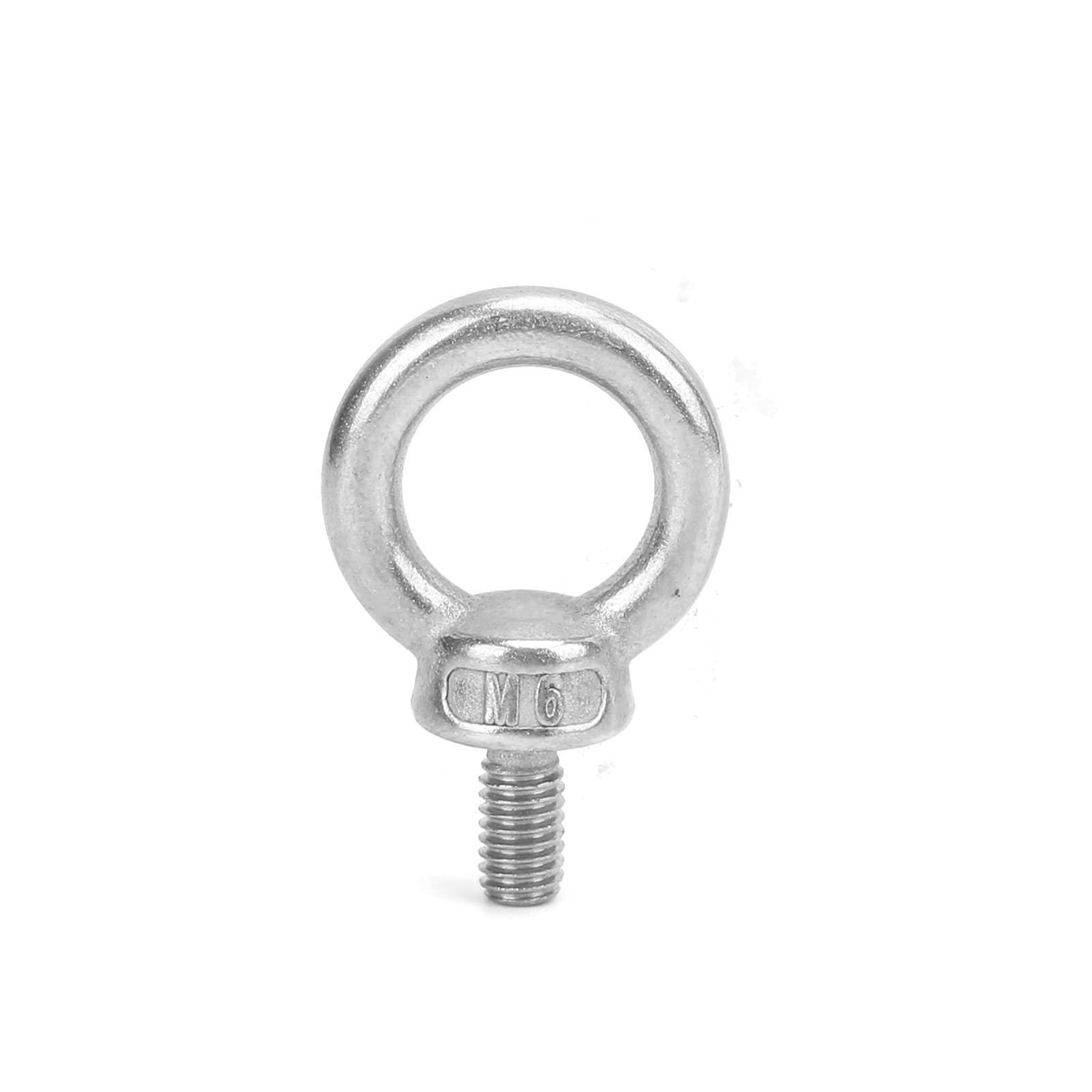 Lifting Eye, Screw Eye Kit Lifting Eye Bolts 10pcs M6 Stainless Steel Lifting Eye Bolts Eye with Lock Nuts for Tage Lighting Safety Ropes