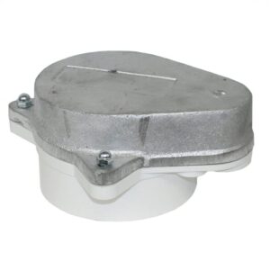 merrill mfg 5" watertight sanitary aluminum, abs well cap, seal