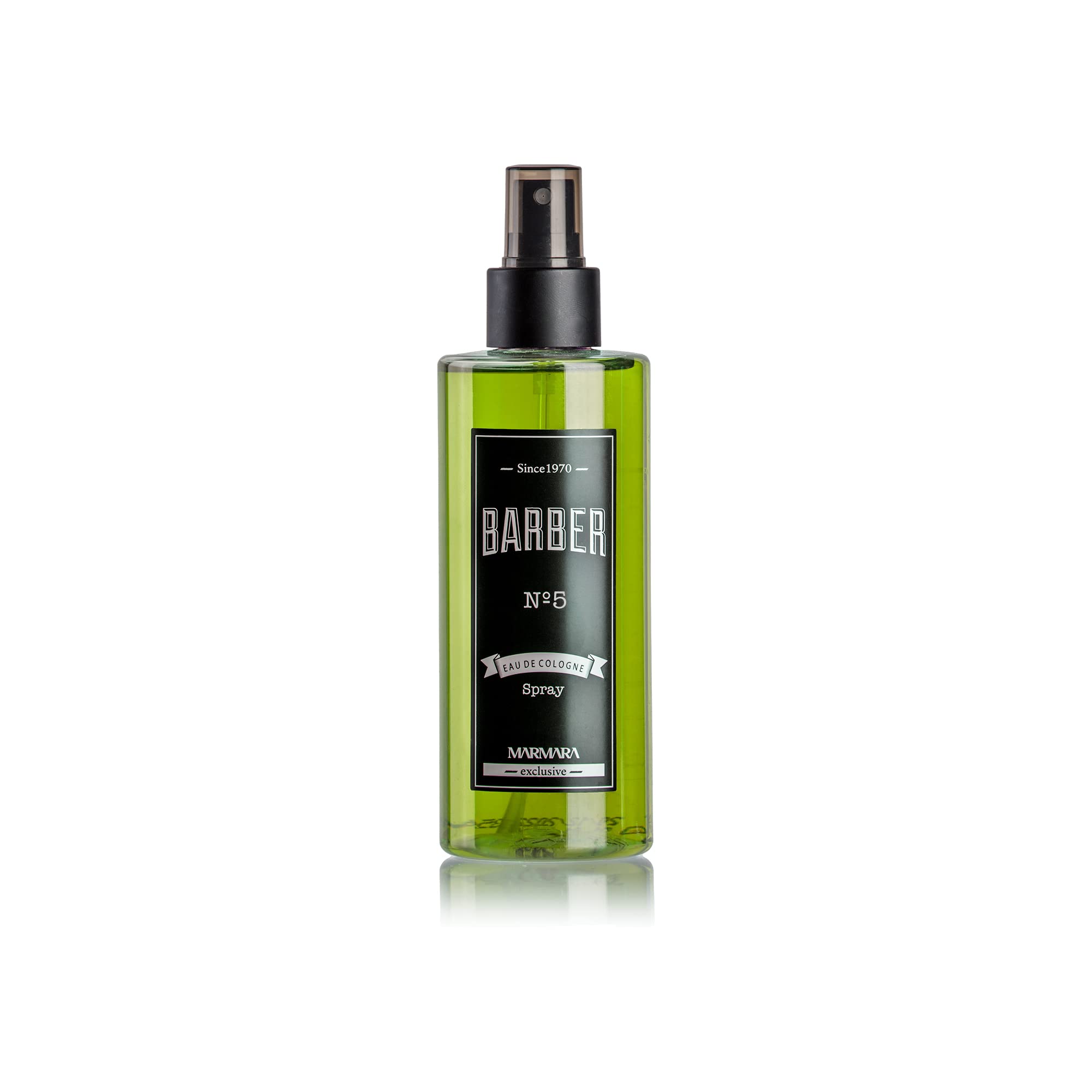 Marmara Barber Cologne - Best Choice of Modern Barbers and Traditional Shaving Fans (No 5 Pine Green, 250ml x 1 Bottle)