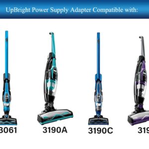 UpBright 14V AC/DC Adapter Compatible with Bissell 3061 Featherweight ReadyClean 3190 3190A 31902 PowerSwift Pet 3191 3191C 10.8V Li-ion Battery Cordless Stick Vacuum E-Tek ZD12D140080US 800mA Charger