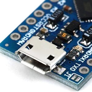 RedTagCanada Pro Micro Atmega32U4 5V 16MHz Bootloadered IDE Micro USB Pro Micro Board Microcontroller Compatible for Arduino (2, Pro Micro ATmega32U4 Micro-USB)