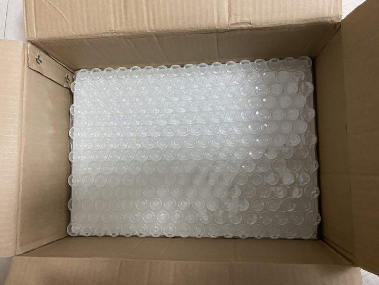 10ml Sample Vials Pack of 154 pcs-24x45mm Glass Transparent Bottom headspace Sample Bottles, chamfered Surface Treatment