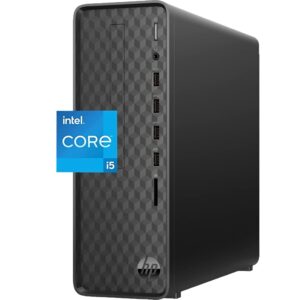 hp 2022 newest slim desktop, intel core i5-12400t, 32gb ram, 512gb ssd, 1tb hdd, intel uhd graphics, wi-fi 5, bluetooth 5, windows 11 home, bundle with cefesfy accessory, no dvd