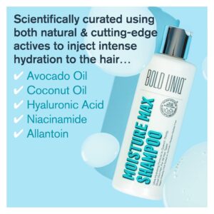 Bold Uniq Moisturizing & Hydrating Shampoo & Conditioner Bundle. for Dry Hair & Scalp. Adds Moisture & Shine. Detangles & Repairs Damaged, Colored, Curly & Frizzy Hair. Paraben & Sulfate Free.