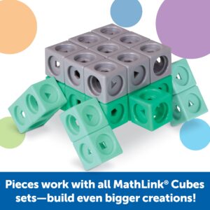 MathLink Cubes Kindergarten Math Activity Set Sea Adventures!, Math Teaching Toys, PreKManipulatives, Children’s Math Games, 115 Pieces, Age 5+