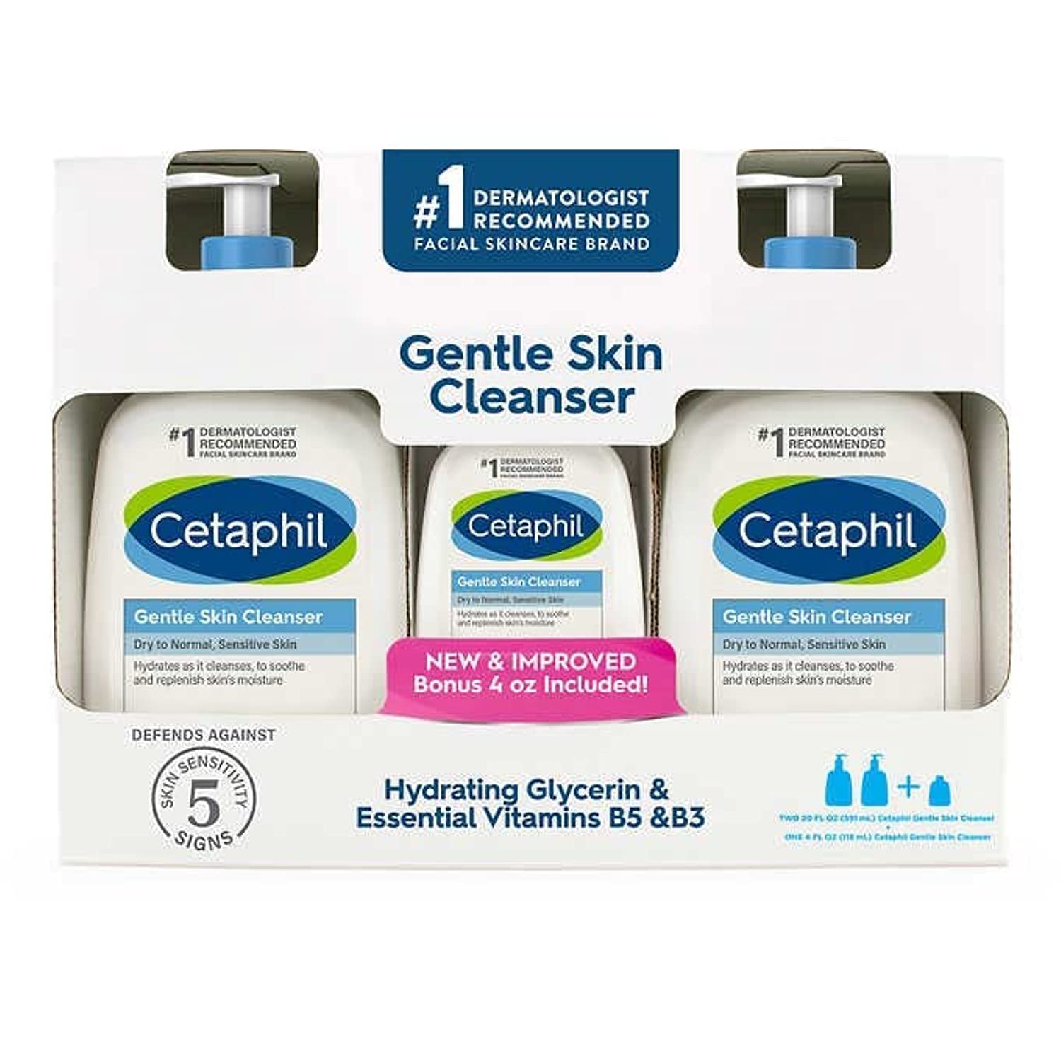 Cetaphil Gentle Skin Cleanser Cetaphil 3-pack