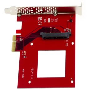 KALEA-INFORMATIQUE PCIe 4X Type 4.0 Controller Board for PCIe NVMe U.3 SSD with U3 Interface SFF-TA-1001 SFF-8639