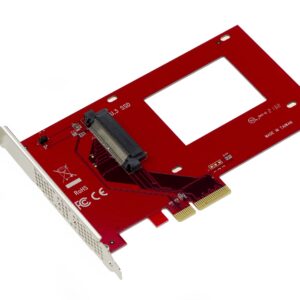 KALEA-INFORMATIQUE PCIe 4X Type 4.0 Controller Board for PCIe NVMe U.3 SSD with U3 Interface SFF-TA-1001 SFF-8639