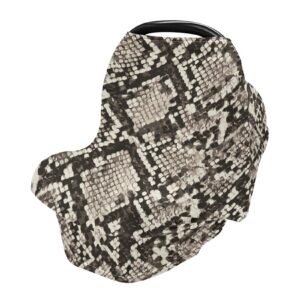 nursing cover breastfeeding scarf snake skin pattern print - for baby car seat covers, stroller cover, carseat canopy(228br1a)