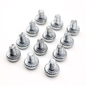 replacementscrews self tapping screws compatible with ikea part 117327 (malm, hemnes, brimnes) (pack of 12)