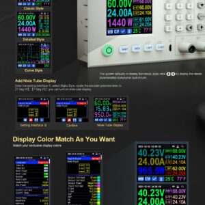 RD RD6024 60V 24A USB DC DC voltage current adjustable buck voltage conveter programble Step Down Power Supply (RD6024)