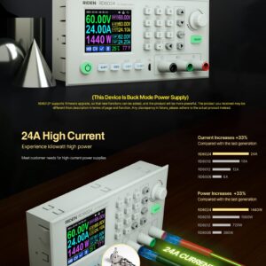 RD RD6024 60V 24A USB DC DC voltage current adjustable buck voltage conveter programble Step Down Power Supply (RD6024)